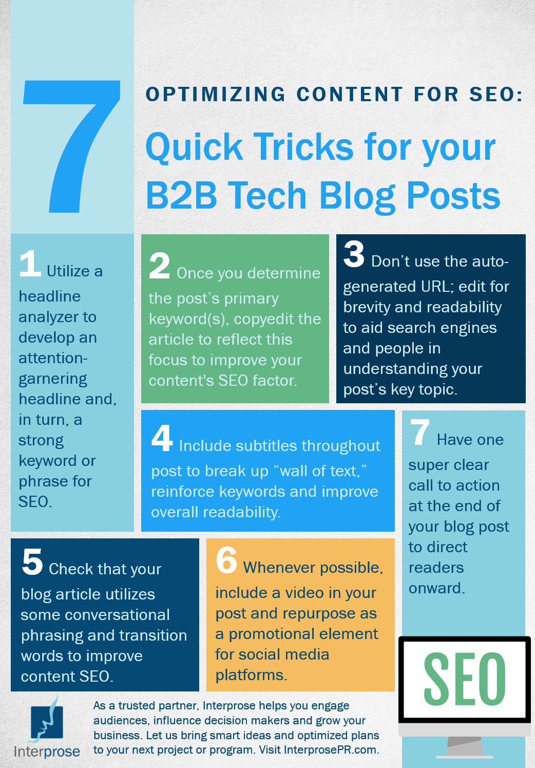 Optimizing Content for SEO: 7 Quick Tricks for your B2B Tech Blog Posts ...